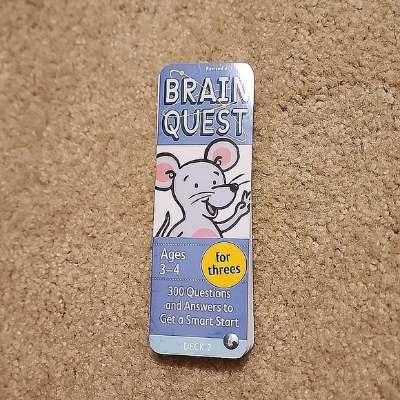 Brain Quest | Toys | Brain Quest Flashcards Ages 34 | Poshmark